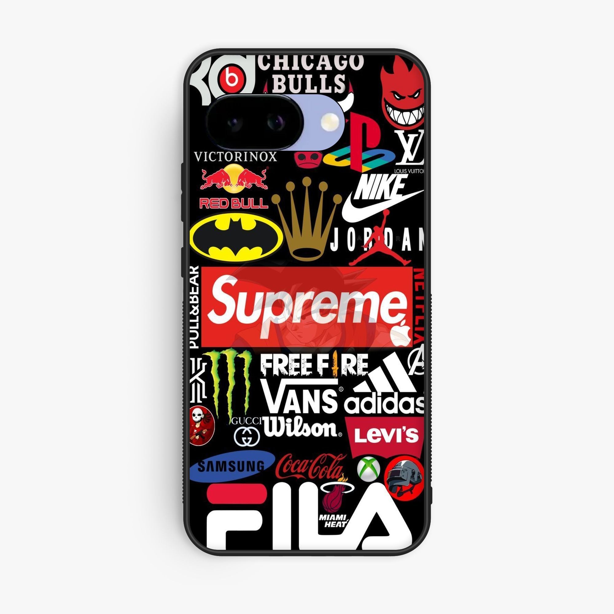 Google Pixel 9a A Poster With The Logos - Premium Glossy Phone Case ...